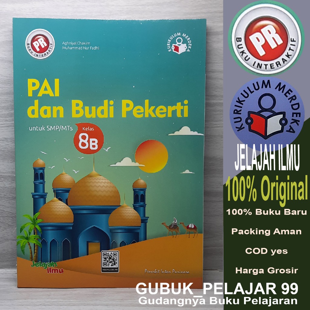 Jual Buku Interaktif PR PAI dan Budi Pekerti 8B Kelas 8 Semester 2 SMP/MTs Kurikulum Merdeka ...