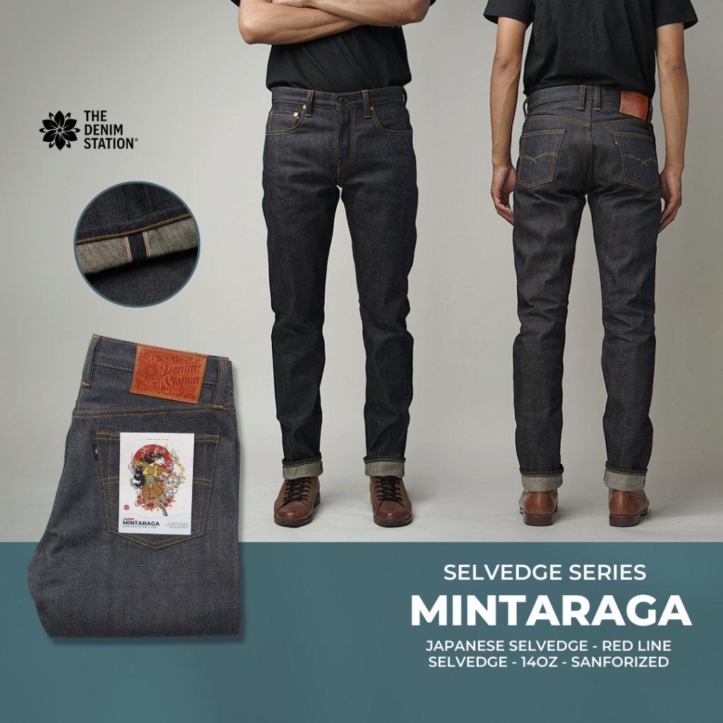 Jual The Denim Station - MINTARAGA 14oz Japanese Selvedge Denim (READY ...