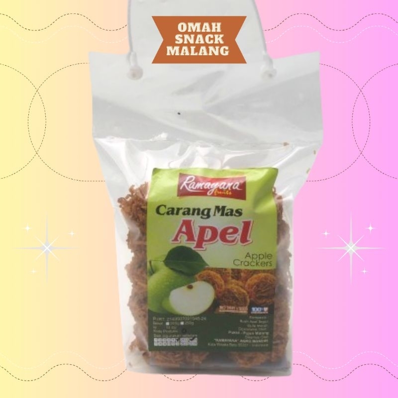 Jual SNACK KUE KERING CARANG MAS APEL RAMAYANA ISI 10 BIJI CAMILAN ...