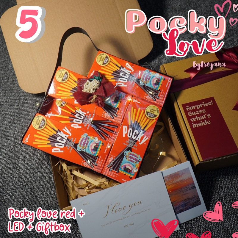 Jual Pocky Love Hampers Snack Box Kado Ulang Tahun Pacar Kado Valentine ...