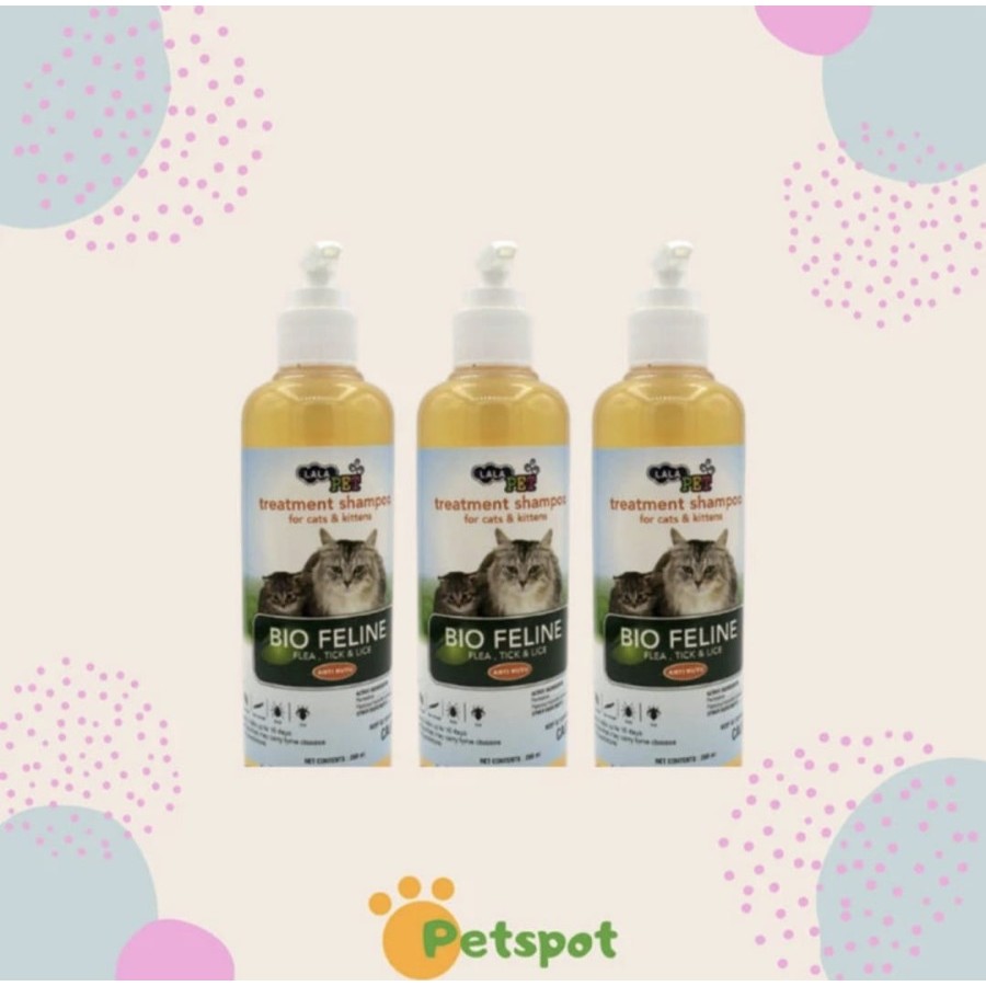 Jual Petspot - Sampo kucing Anti kutu dan Jamur Biofelin cat Shampo ...
