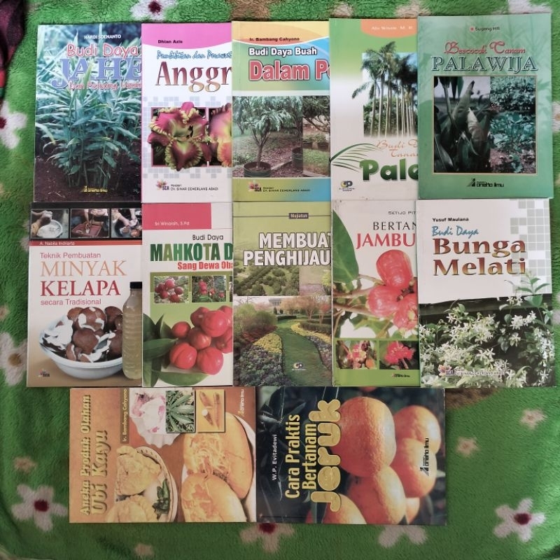 Jual ORIGINAL BUKU BUDIDAYA BUDI DAYA BERCOCOK TANAM JAHE ANGGREK BUAH ...