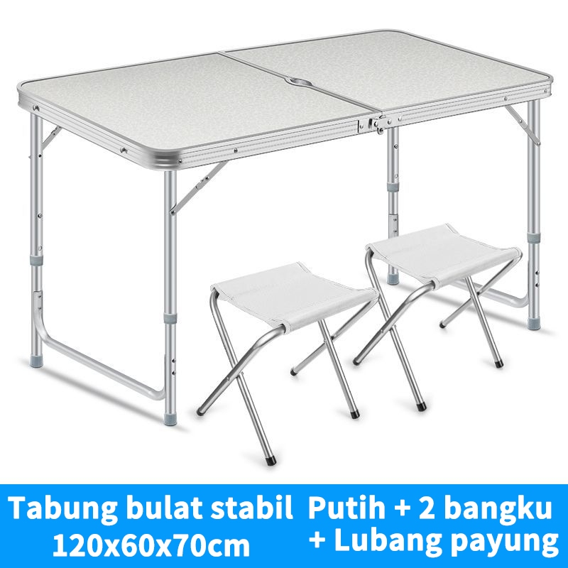 Jual ⭐Kemasan upgrade⭐ Meja Lipat Meja Koper Portabel Aluminium ...