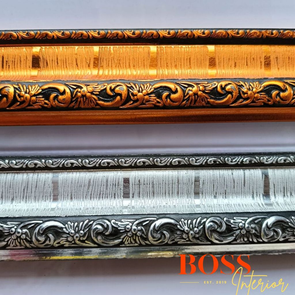 Jual Lis Pinggir Figura Batangan | Frame Pigura Warna Silver Gold ...