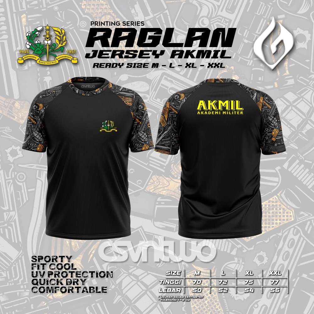 Jual Kaos AKMIL Regland Printing Dryfit Milano / kaos Jersey AKMIL / Akademi Militer | Shopee ...
