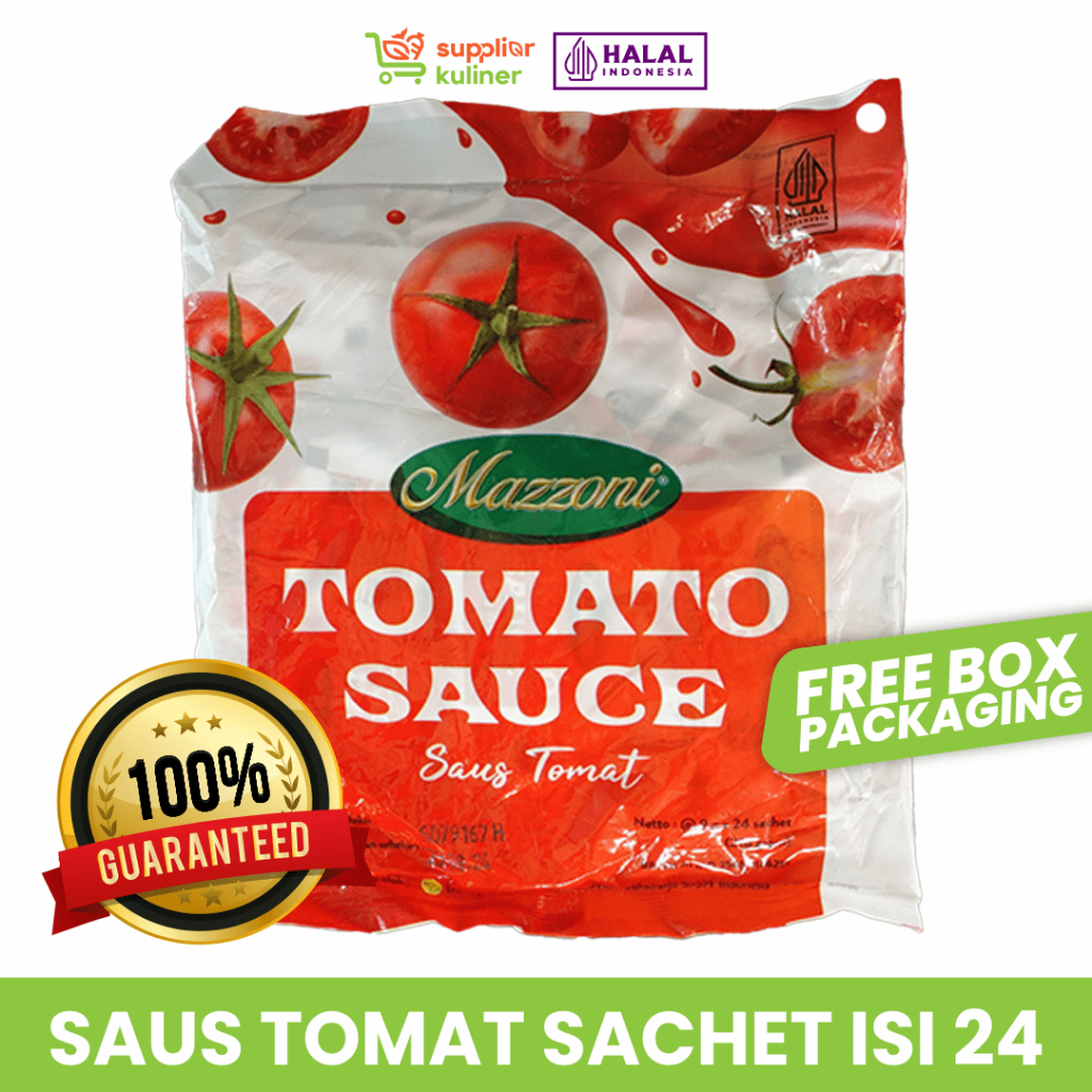 Jual TOMATO SAUCE SACHET MAZZONI ( SAUS TOMAT SACHET MAZZONI ) | Shopee ...
