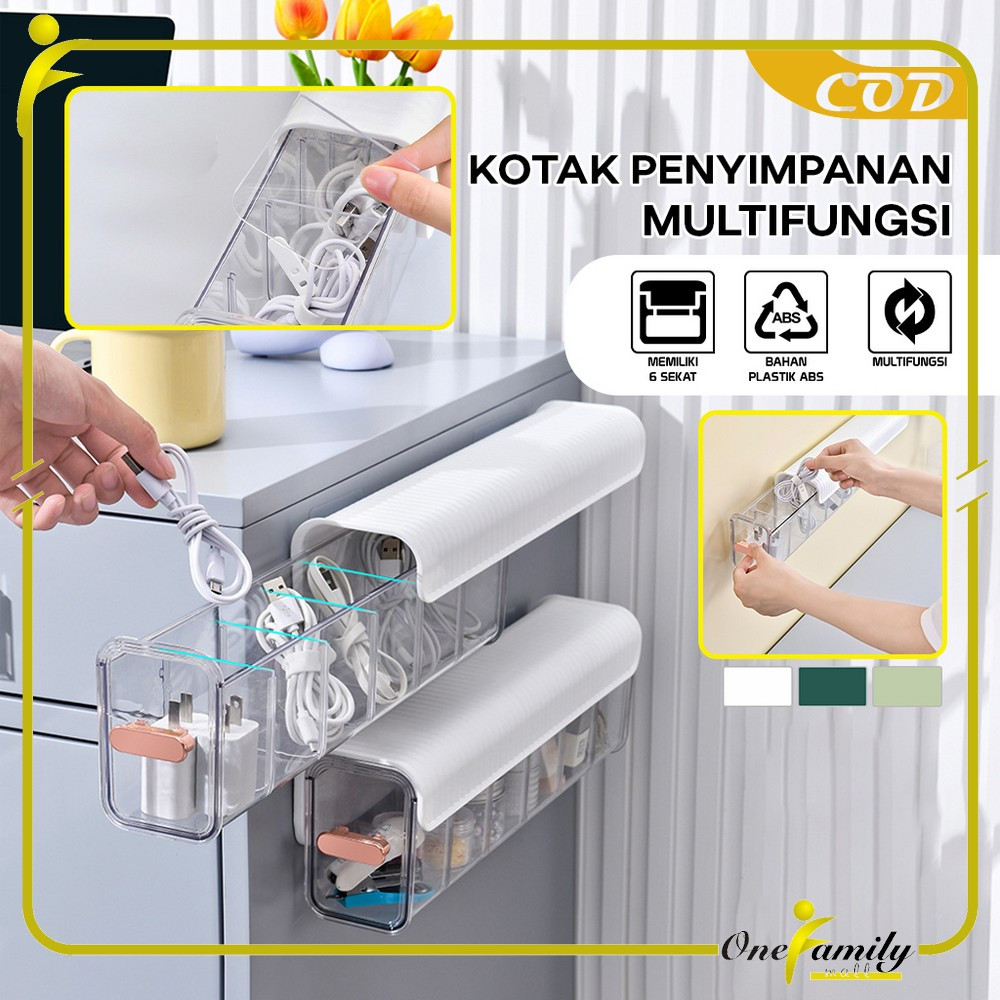 Jual ONE-C971 Kotak Penyimpanan Serbaguna Tempel Dinding / Kotak Kaos ...