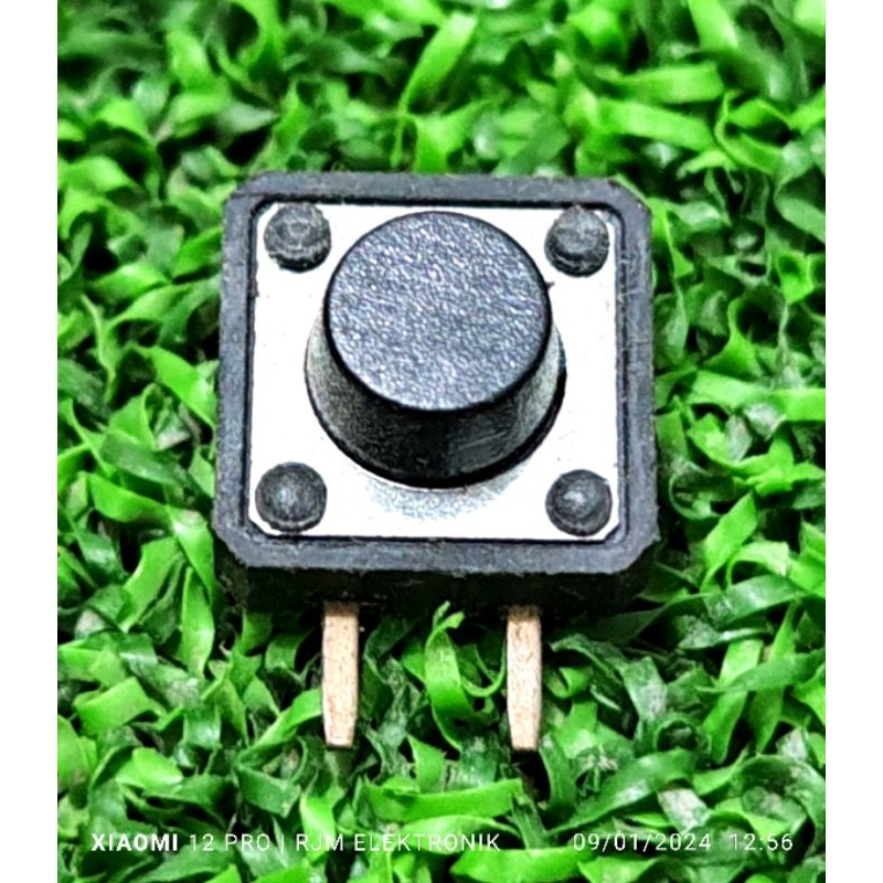 Jual push button on off 2 kaki warna hitam | Shopee Indonesia