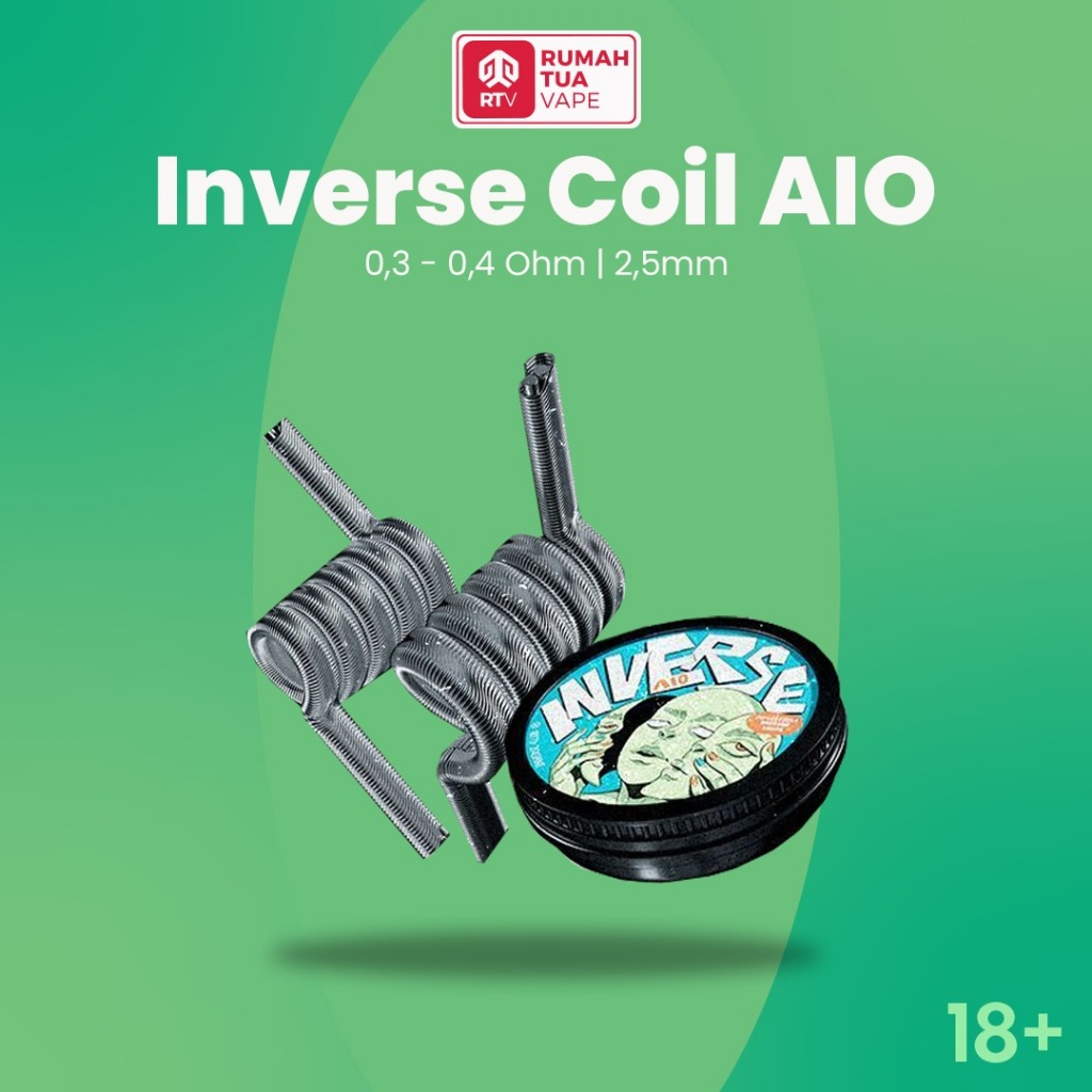 Jual INVERSE COIL FOR AIO 2.5MM 0.3 - 0.4 OHM | Shopee Indonesia