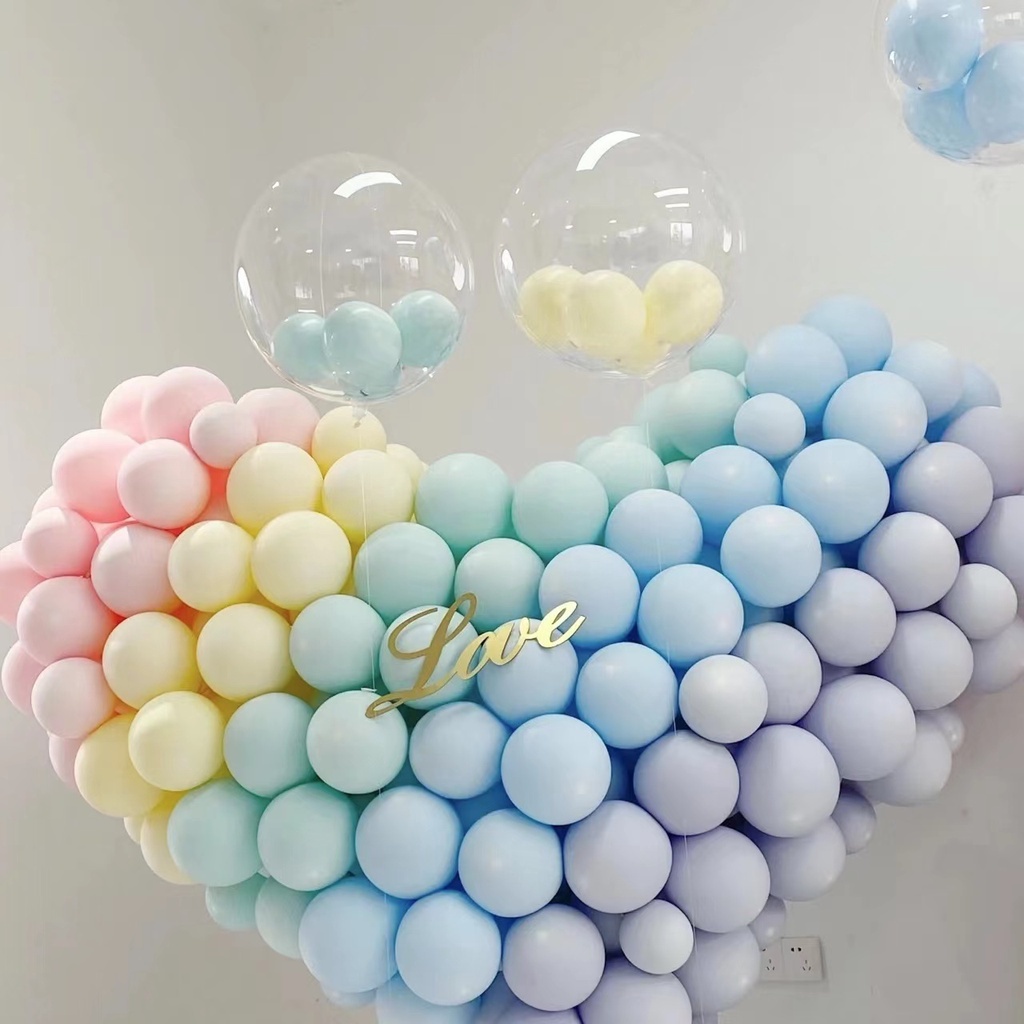 Jual aiGooTan - BALON PASTEL 5 INCH - Balon Macaron Makaron Latex Inchi ...