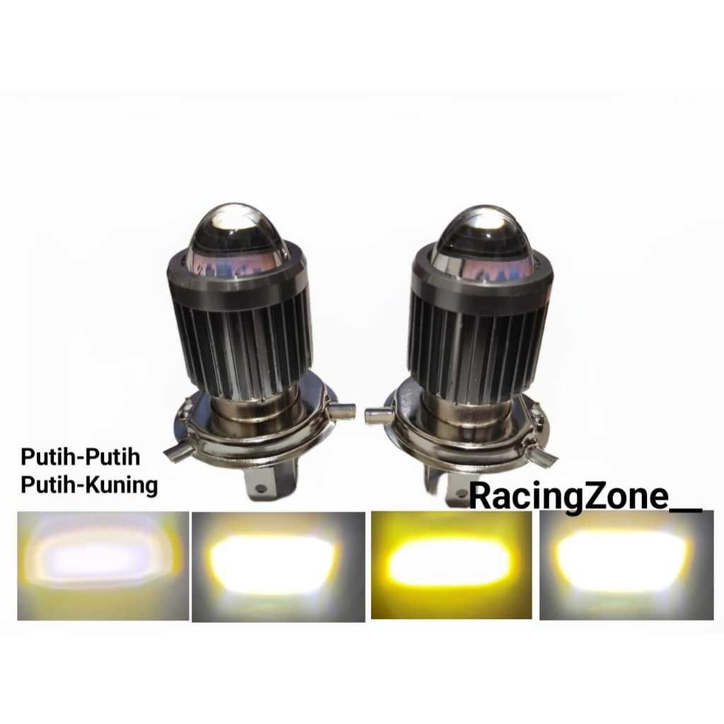 Jual Lampu Depan Motor H4 3 kaki Lampu Led H4 Utama Universal Lampu Utama Motor Mobil Lampu H4 ...