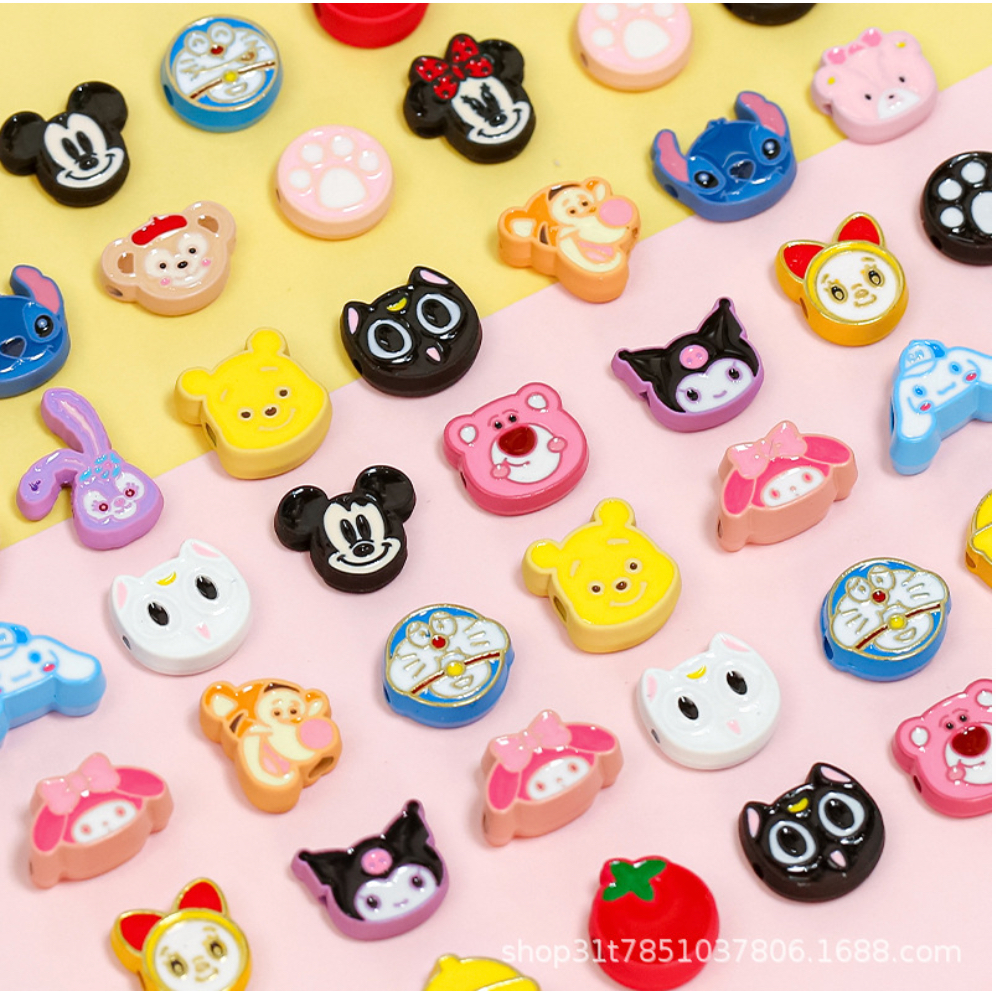 Jual Manik Metal Karakter Sanrio & Disney (2pcs) | Shopee Indonesia