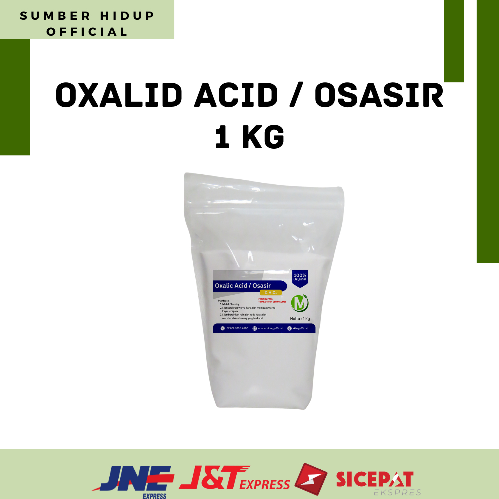 Jual OXALID ACID / ASAM OKSALAT / OSASIR / PEMBERSIH KERAK KEMASAN 1 KG ...