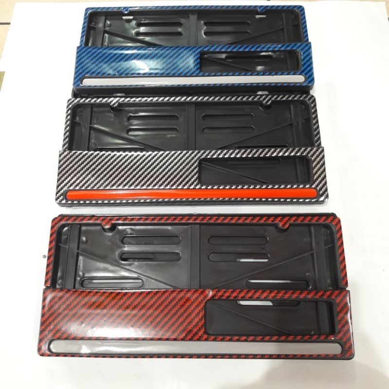 Jual BINGKAI PLAT NOMER CARBON LIST WARNA TUTUP PLAT NOMOR WADAH PLAT NOMOR VARIASI CARBONAN ...