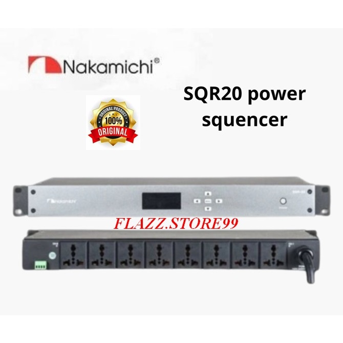 Jual Power Sequencer Nakamichi SQR 20 Original Squencer NAKAMICHI SQR20 | Shopee Indonesia
