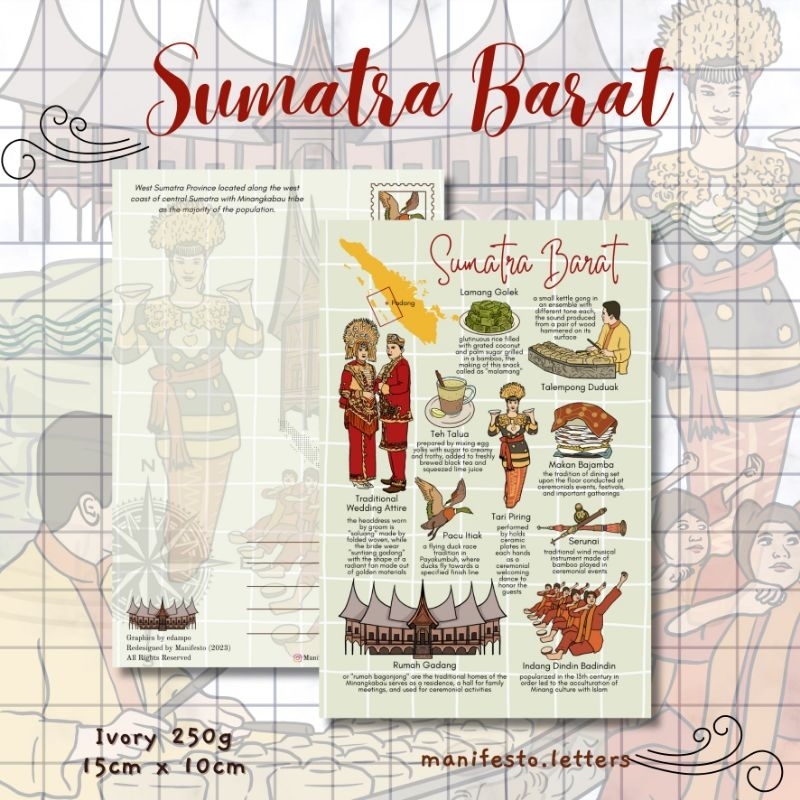 Jual Postcard Seri Culturepedia | Kartu Pos Adat Budaya | Suku ...