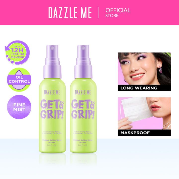 Jual DAZZLE ME Get a Grip! Makeup Setting Spray | Shopee Indonesia