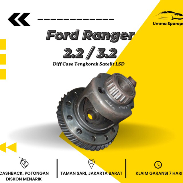 Jual Diff Case Onderdil Sparepart LSD Gardan Belakang Ford Ranger 2.2 ...