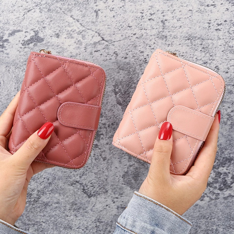 Jual Dompet Lipat Wanita Model Kotak All in One Dompet Multifungsi / Dompet Kartu dengan bahan ...