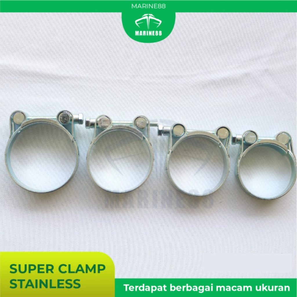 Jual KLEM SELANG / PENGIKAT BESI STAINLESS STEEL 304. 80-100MM | Shopee ...