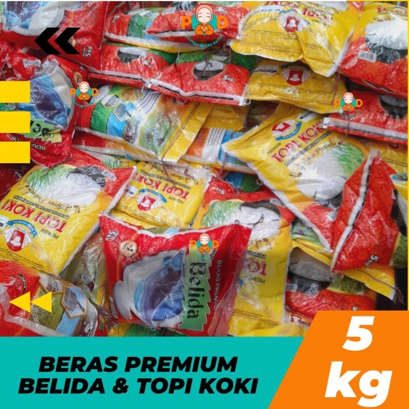 Jual BERAS BELIDA PERA PREMIUM 5KG | Shopee Indonesia