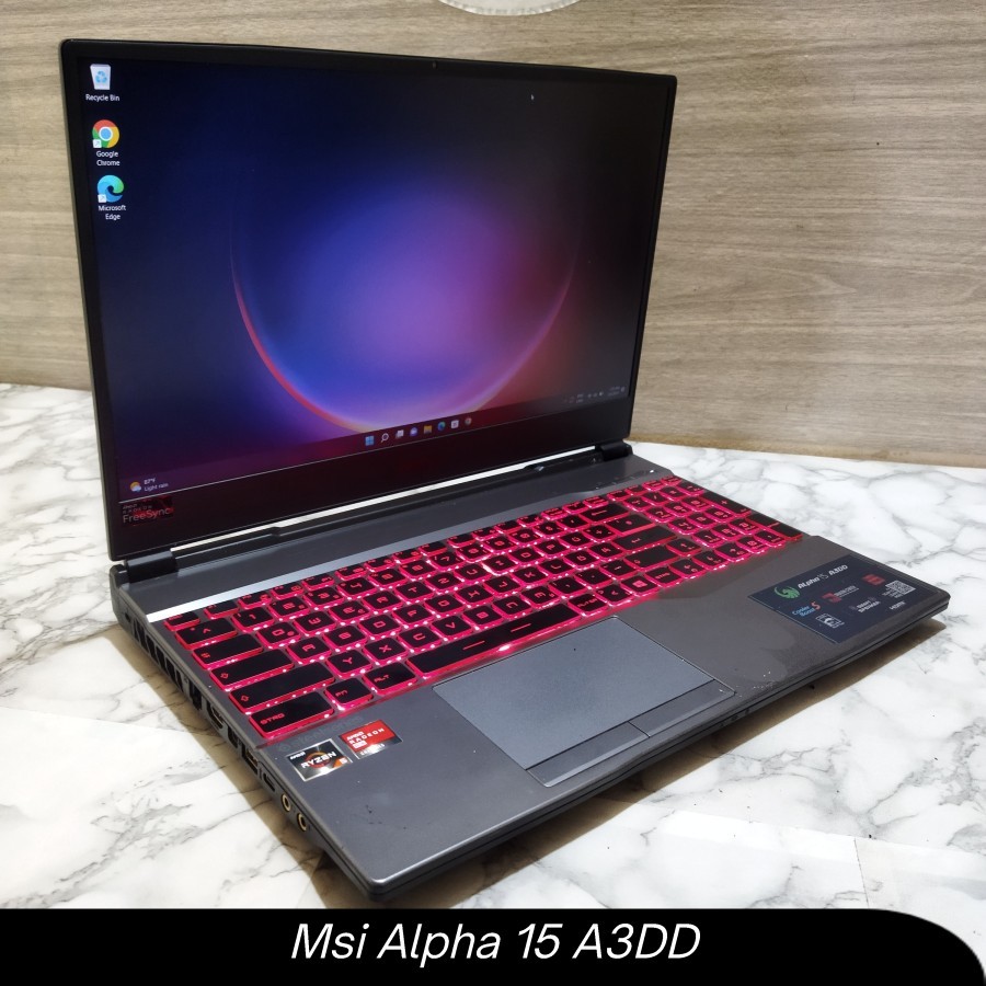 Jual Msi Alpha 15 Ryzen 7 3550H 8Gb 512ssd vga rx 5500m | Shopee Indonesia