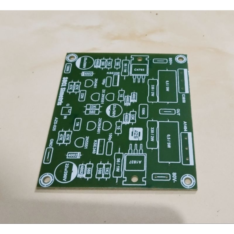 Jual PCB Power Amplifier SOCL Simetris Hijau | Shopee Indonesia