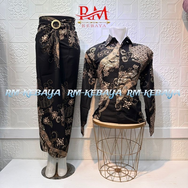 Jual BATIK COUPLE MODERN PASANGAN / BAJU BATIK COUPLE / BATIK SET ROK ...