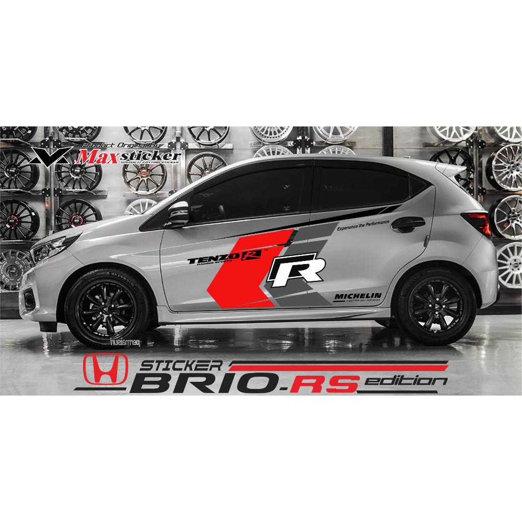 Jual Sticker HONDA Brio New Motif RALLY Keren | Shopee Indonesia