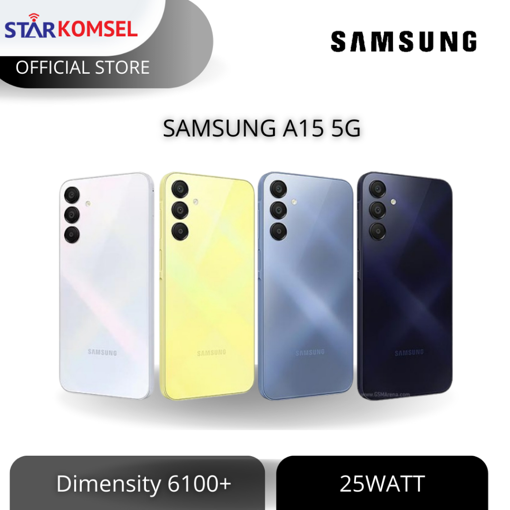 Jual HP SAMSUNG A15 5G 8/256 NFC GARANSI RESMI SAMSUNG (GARANSI ...