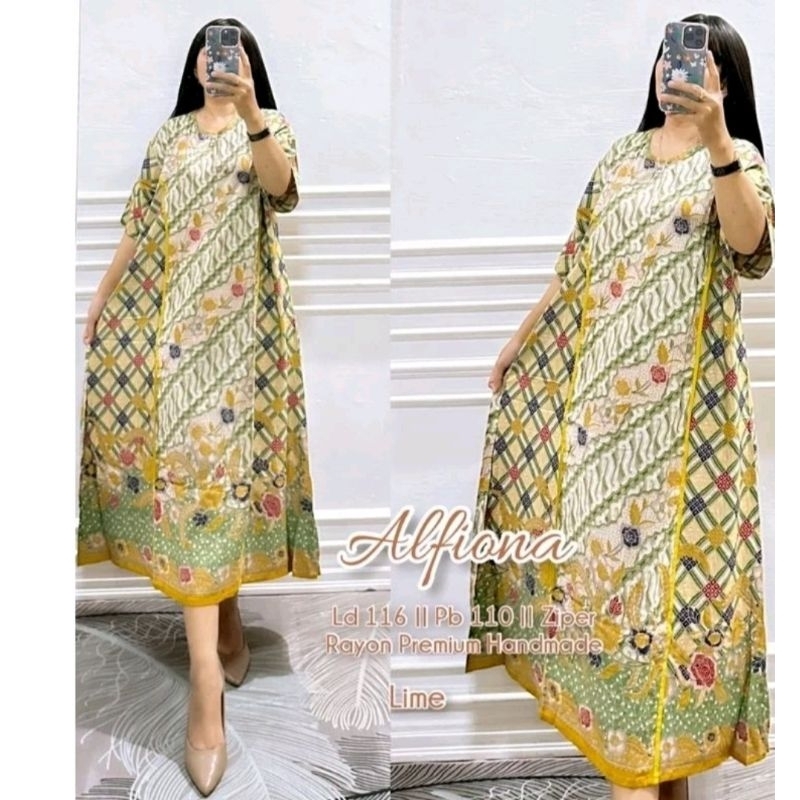 Jual SEMERBAK BATIK ORI SEKDRES DASTER PAYUNG JELITA HOMEDRESS KEKINIAN ...