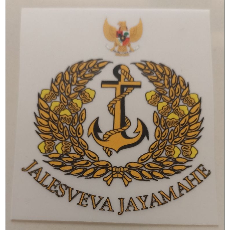 Jual Stiker Sablon DTF / Sablon Setrika Logo TNI-AL | Shopee Indonesia