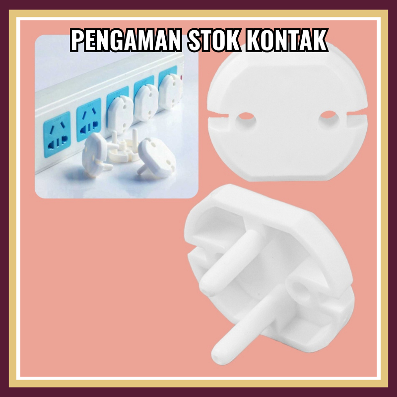 Jual Pengaman Stop Kontak Safety Socket Plug Listrik EU - Putih ...