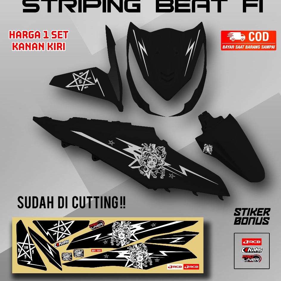 Jual D STRIPING BEAT FI STRIPING BEAT STIKER BEAT STRIPING MOTOR MATIC ...