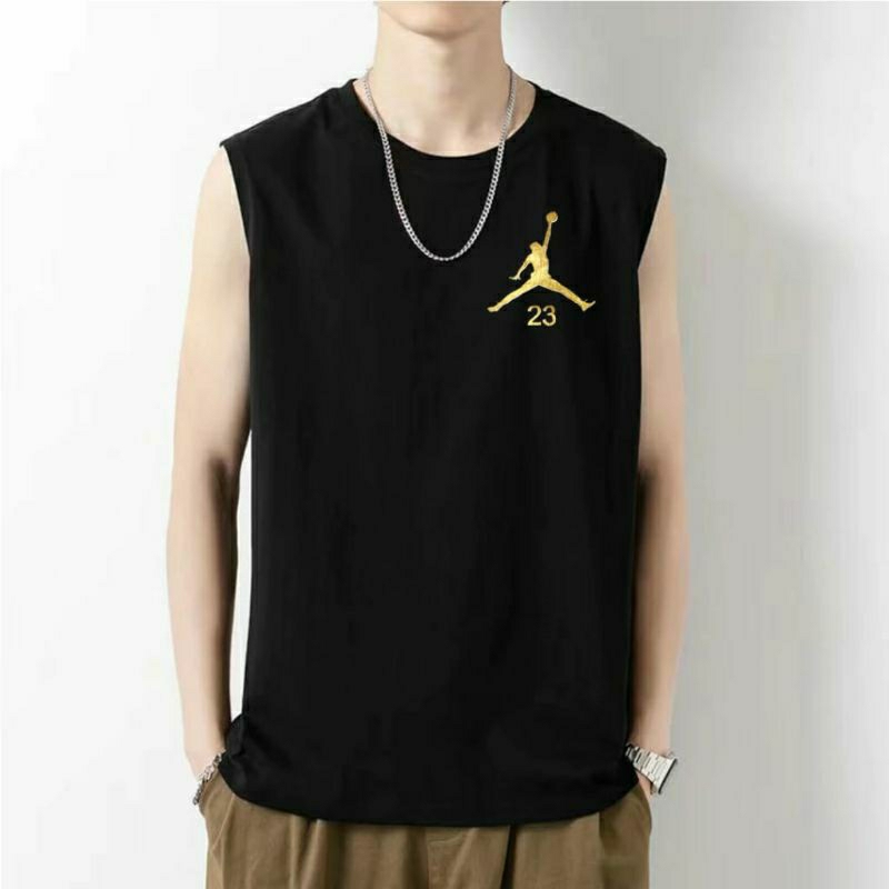 Jual Singlet Pria Logo Nba Jordan II Kaos Singlet Basket II Baju ...