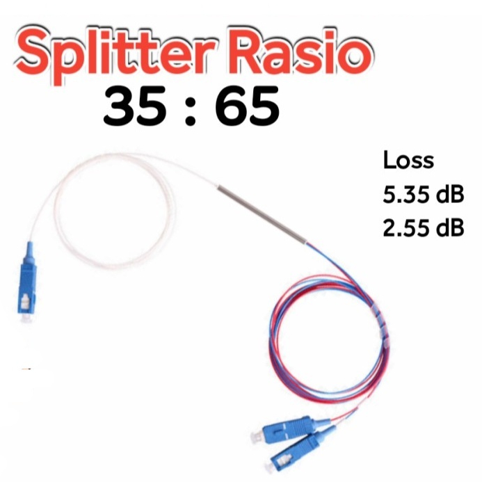 Jual Splitter Ratio Fiber Optic 35:65 FUJTOMO | Shopee Indonesia