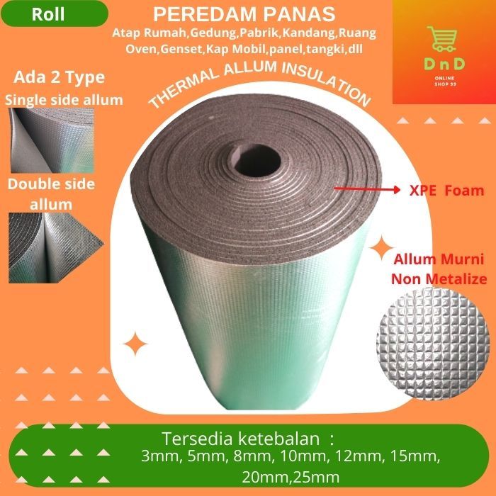 Jual Peredam Panas Atap Rumah, Bangunan, Gedung Alum Thermal Allum ...