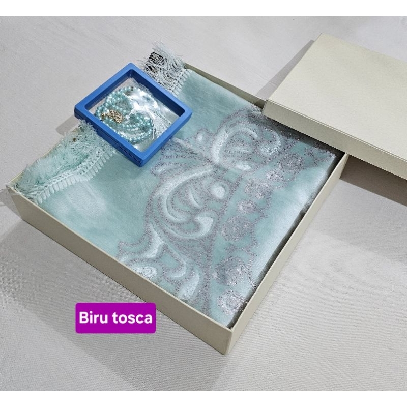 Jual Sajadah Mahar Turki Asli /sajadah Premium Tebal dan mewah dengan ...