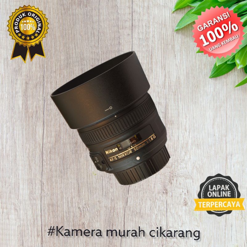 Jual LENSA FIX NIKON AFS 50MM F1.8 G LENSA MURAH ORIGINAL BERKUALITAS ...