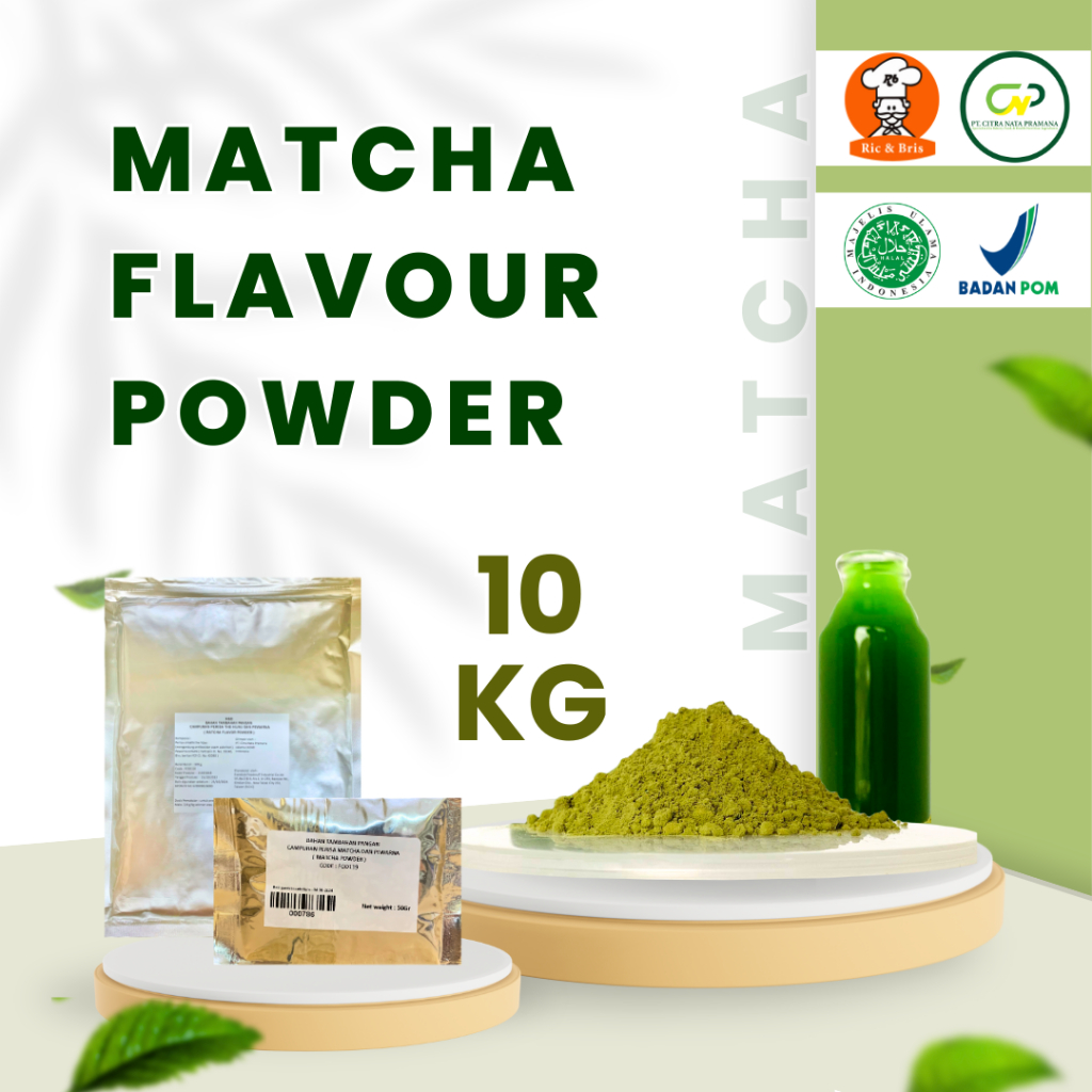 Jual Matcha Flavour Powder kemasan 10 kg / Bubuk Minuman Rasa Matcha ...