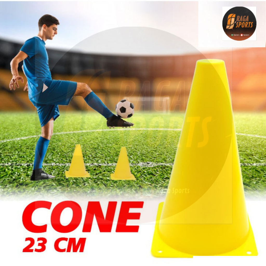 Jual RAGA SPORTS CONE CONES KUN KERUCUT RAPAT 23CM GROSIR SEPAKBOLA ...
