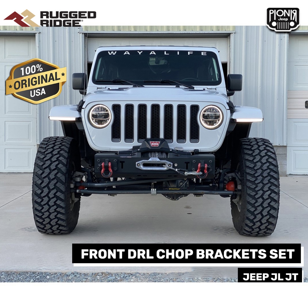 Jual Lampu Sein Fender Rugged Ridge Chop Bracket Jeep Wrangler JL ...
