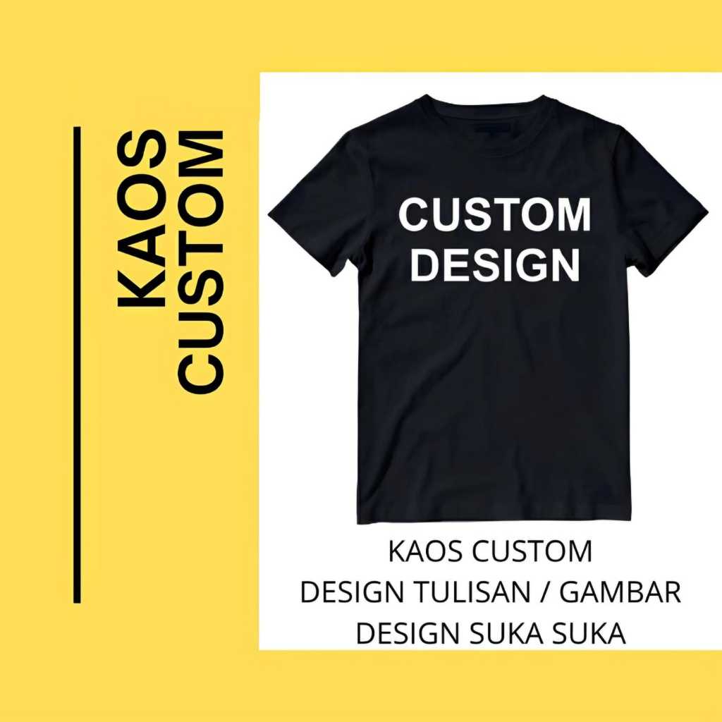 Jual NEBULA BAJU KAOS SABLON CUSTOM SATUAN FOTO GAMBAR NAMA TULISAN ...