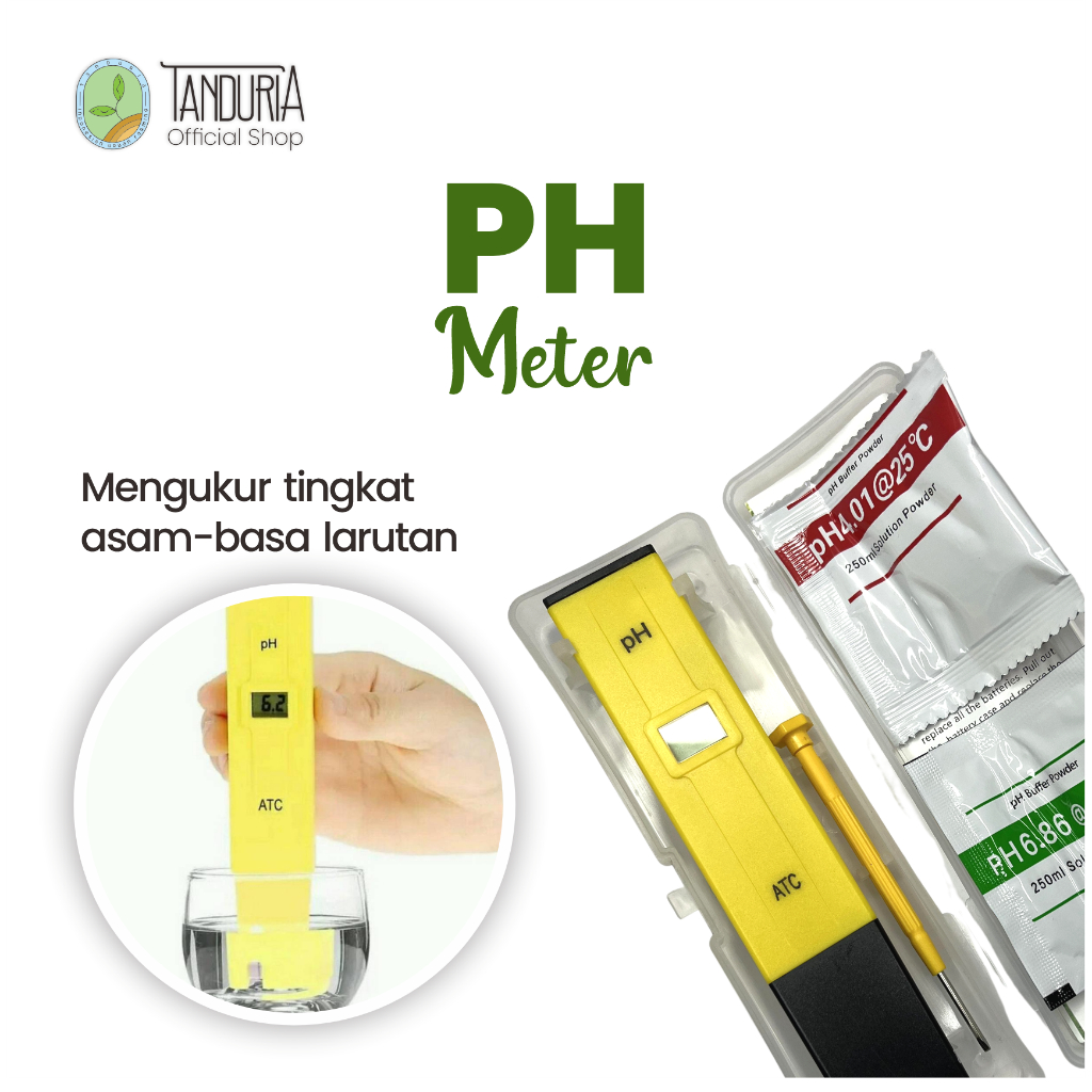 Jual TANDURIA -PH Meter Digital Alat Ukur kadar Keasaman Air dan Tanah ...