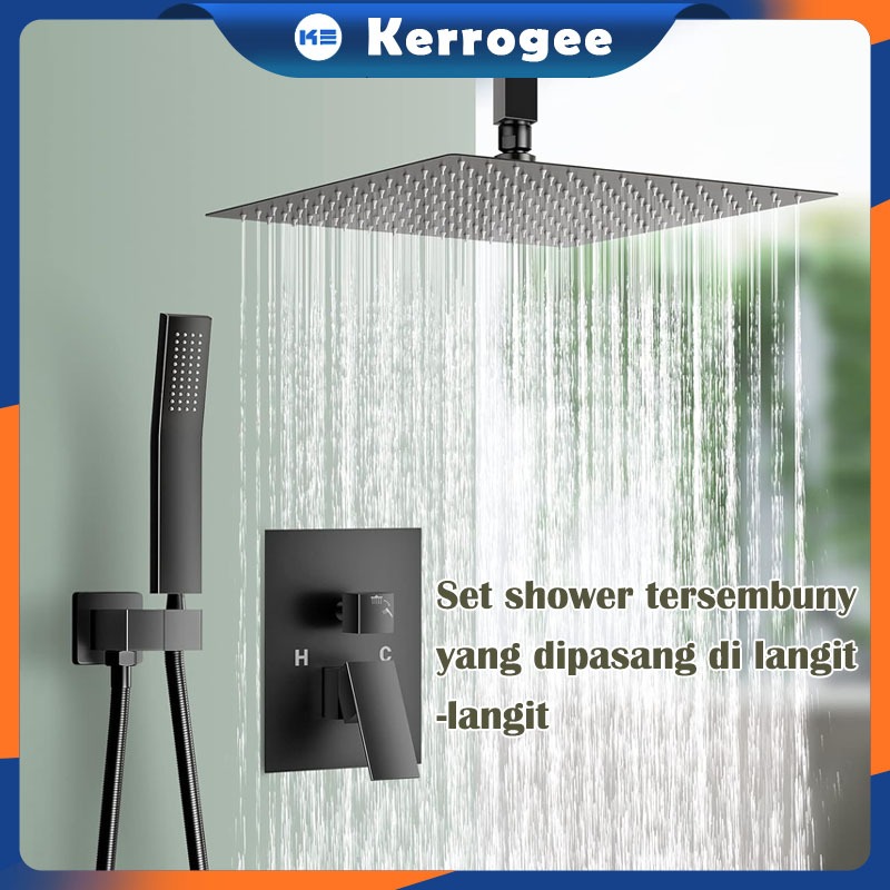 Jual ⚡Ready&Garansi 3 tahun⚡KERROGEE Keran shower Set Kamar Mandi Kelas ...