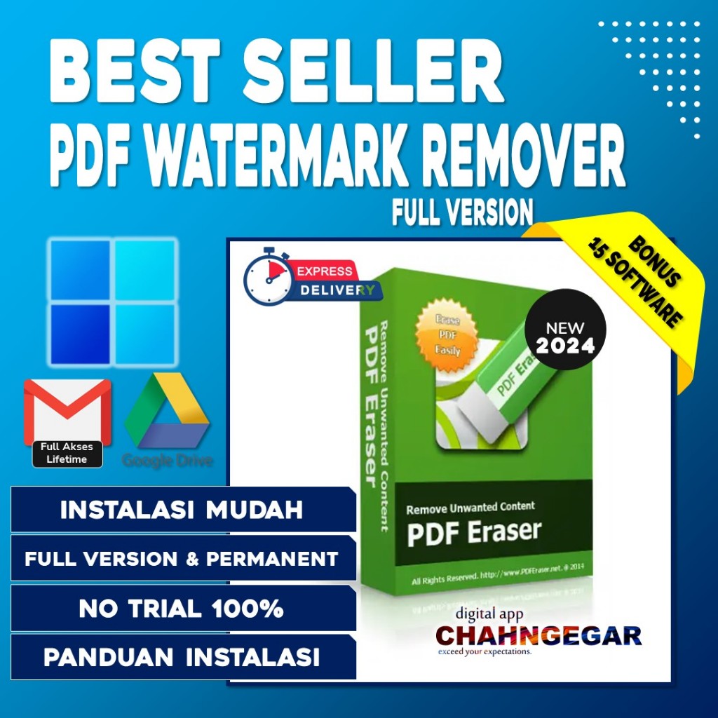 Jual PDF Eraser Pro Serial Number Full Version Lifetime Software PDF Watermark Remover | Shopee ...