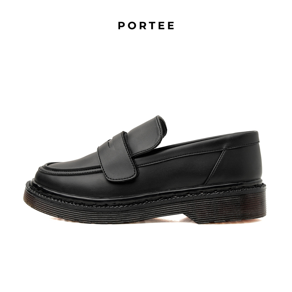 Jual Sepatu Wanita Portee Goods Original Adjustable Loafers Hitam ...