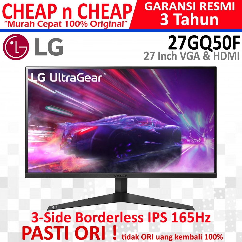 Jual LG 27GQ50F-B 27" UltraGear™ VA Gaming Monitor 1ms Monitor 27 Inch ...