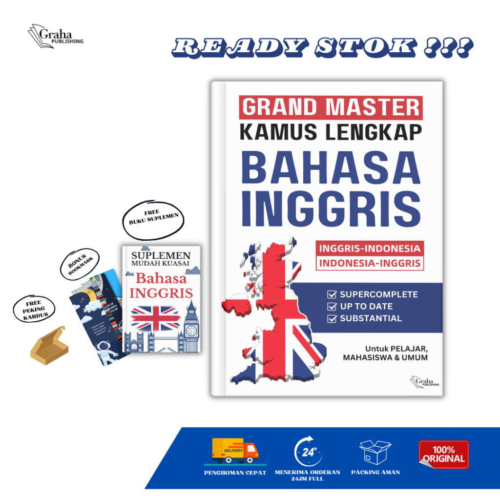 Jual Buku Kamus Inggris - Indonesia | Indonesia - Inggris Grand Master ...
