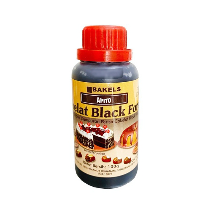 Jual Apito perisa cokelat black forest 100g / bakels perisa cokelat ...
